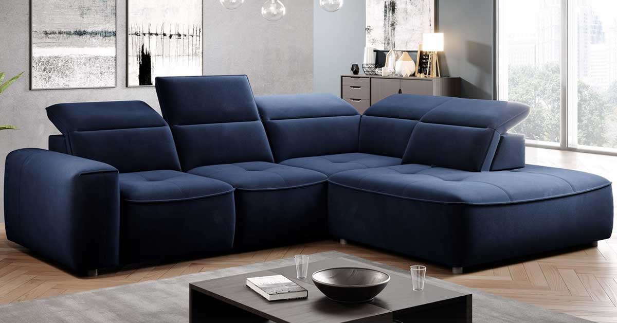8 Cele mai frumoase modele de canapele albastre - ZenSpot