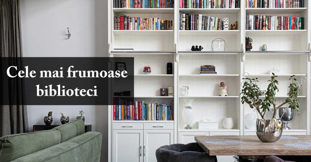 9 Cele mai frumoase biblioteci de living - ZenSpot
