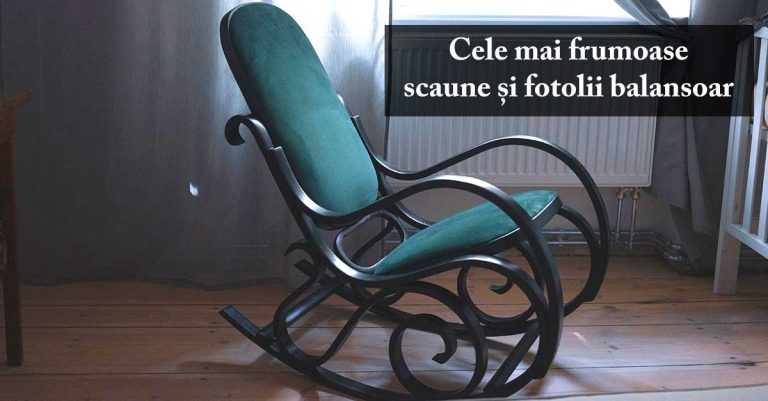 11 Cele mai frumoase scaune și fotolii balansoar - ZenSpot