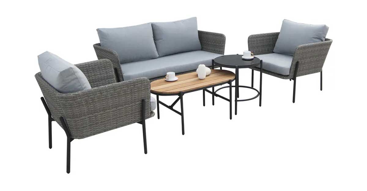 9 Cele mai frumoase seturi de mobilier de grădină și terasă